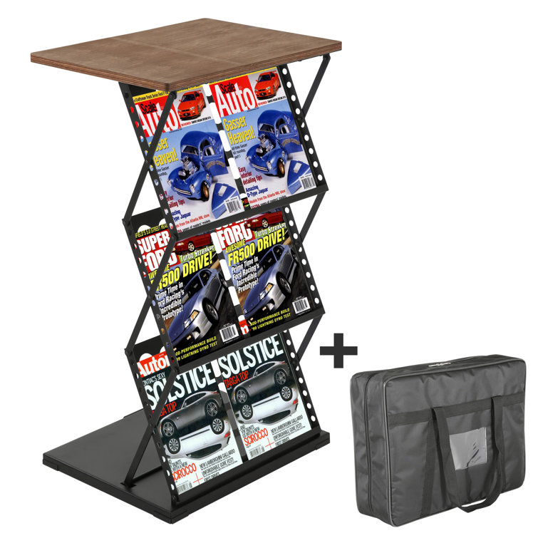 MT Displays 36.89'' H Metal Brochure And Pamphlet Rack - Wayfair Canada