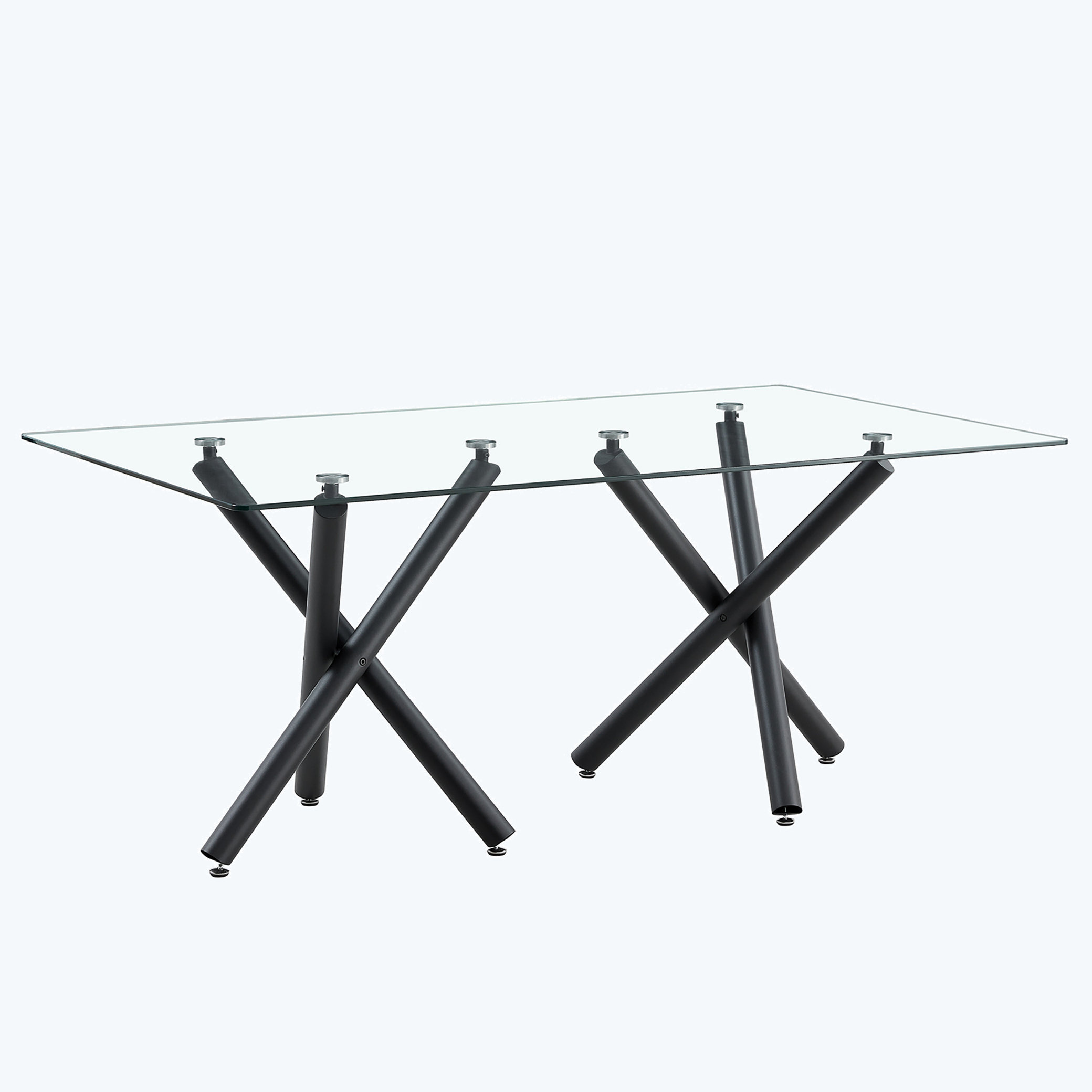 Ivy Bronx Lamine Glass Top Dining Table - Wayfair Canada