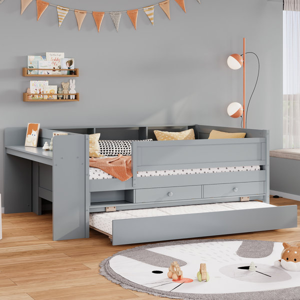 LUSPAZ Bed-731 Daybed with Trundle | Wayfair