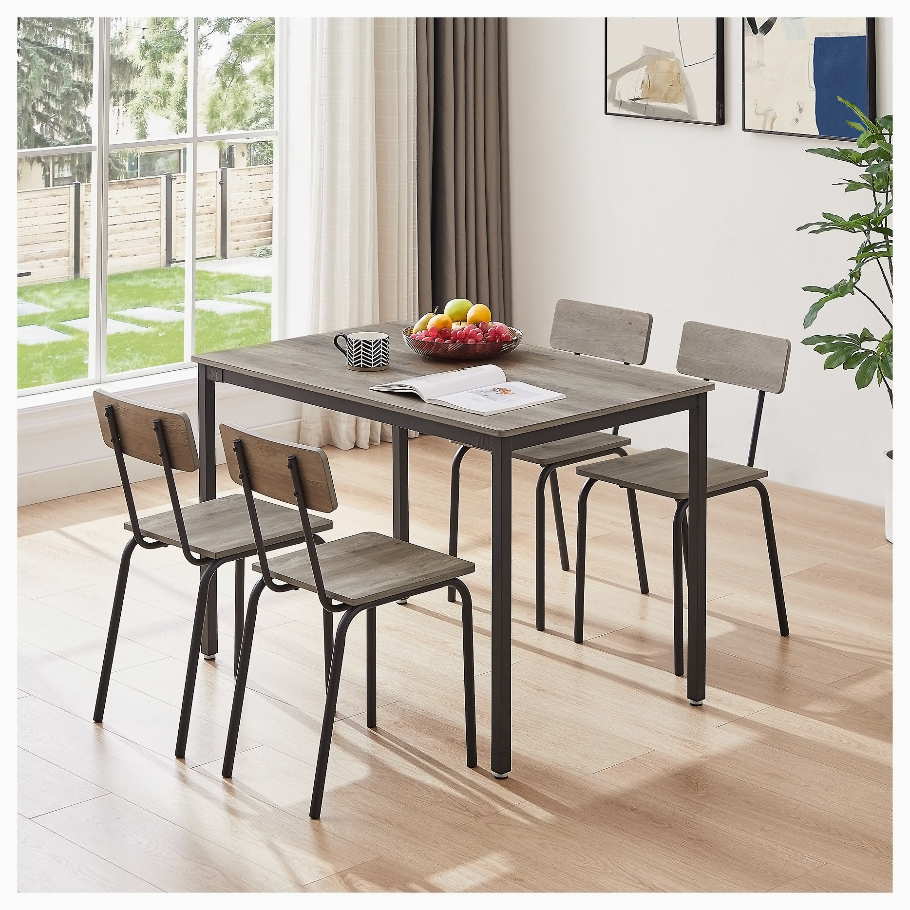 Ebern Designs Laketta 5 - Piece Dining Set | Wayfair
