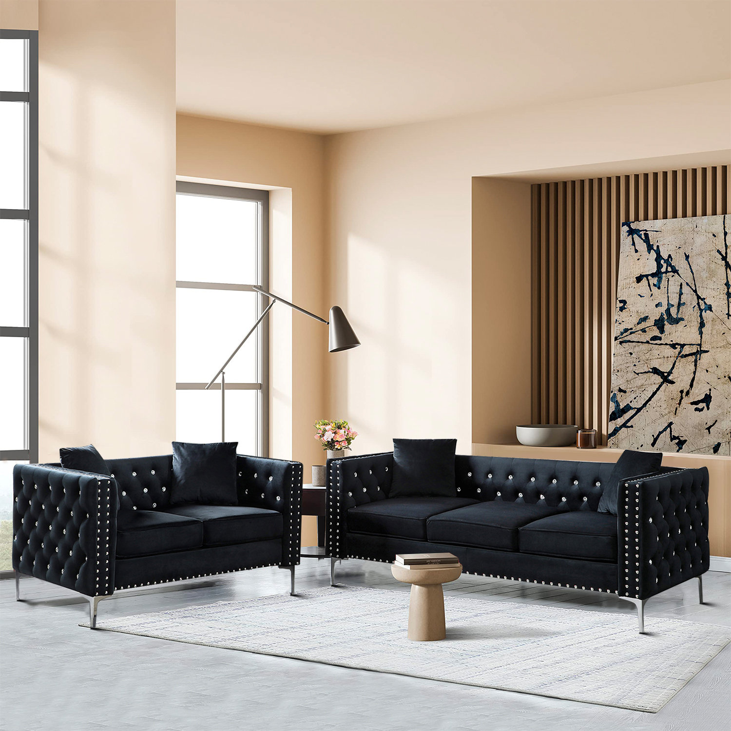 House of Hampton® Jaevion 2 - Piece Living Room Set | Wayfair