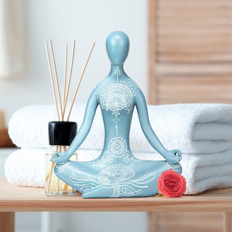 Design Toscano Spiritual Zen Yoga Meditation Figurine & Reviews | Wayfair