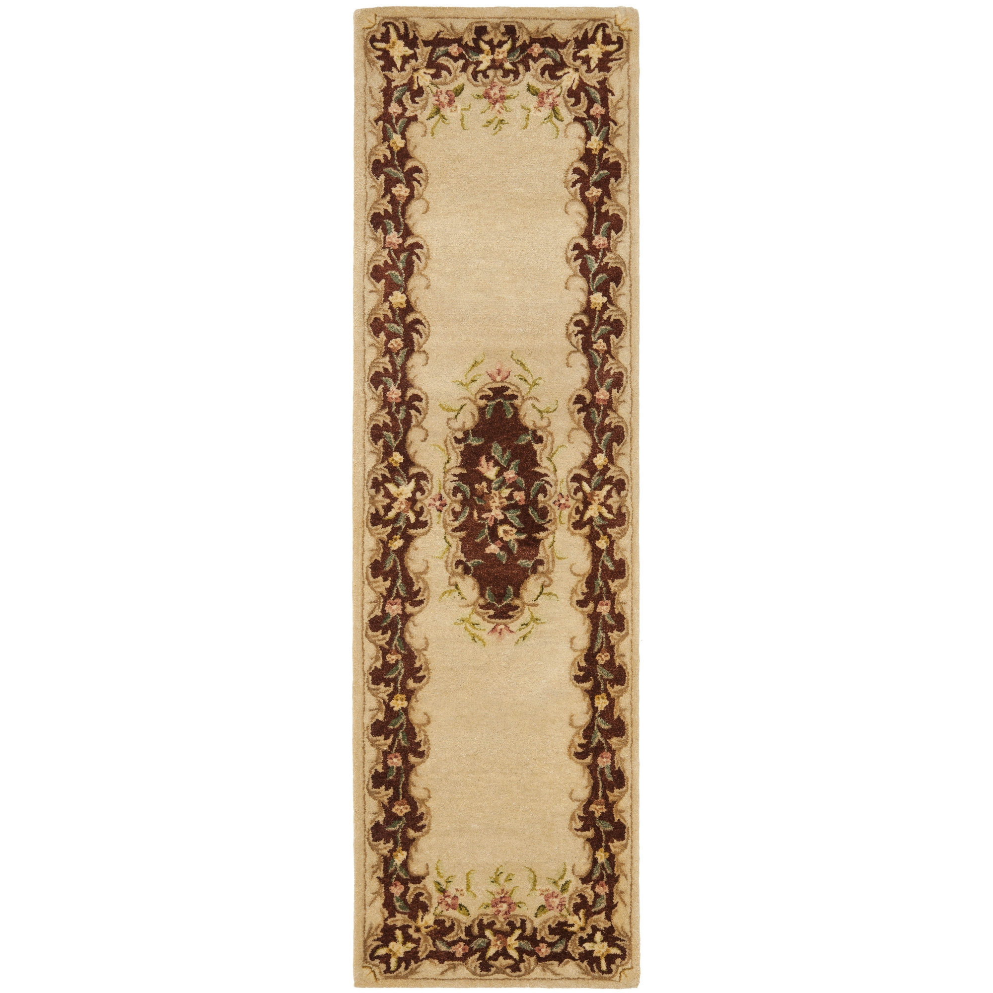 Astoria Grand Molter Handwoven Flatweave Wool Ivory/Rust Area Rug ...