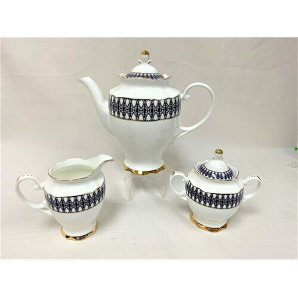 Rosdorf Park Gazim 0oz. Geometric Teapot - Wayfair Canada