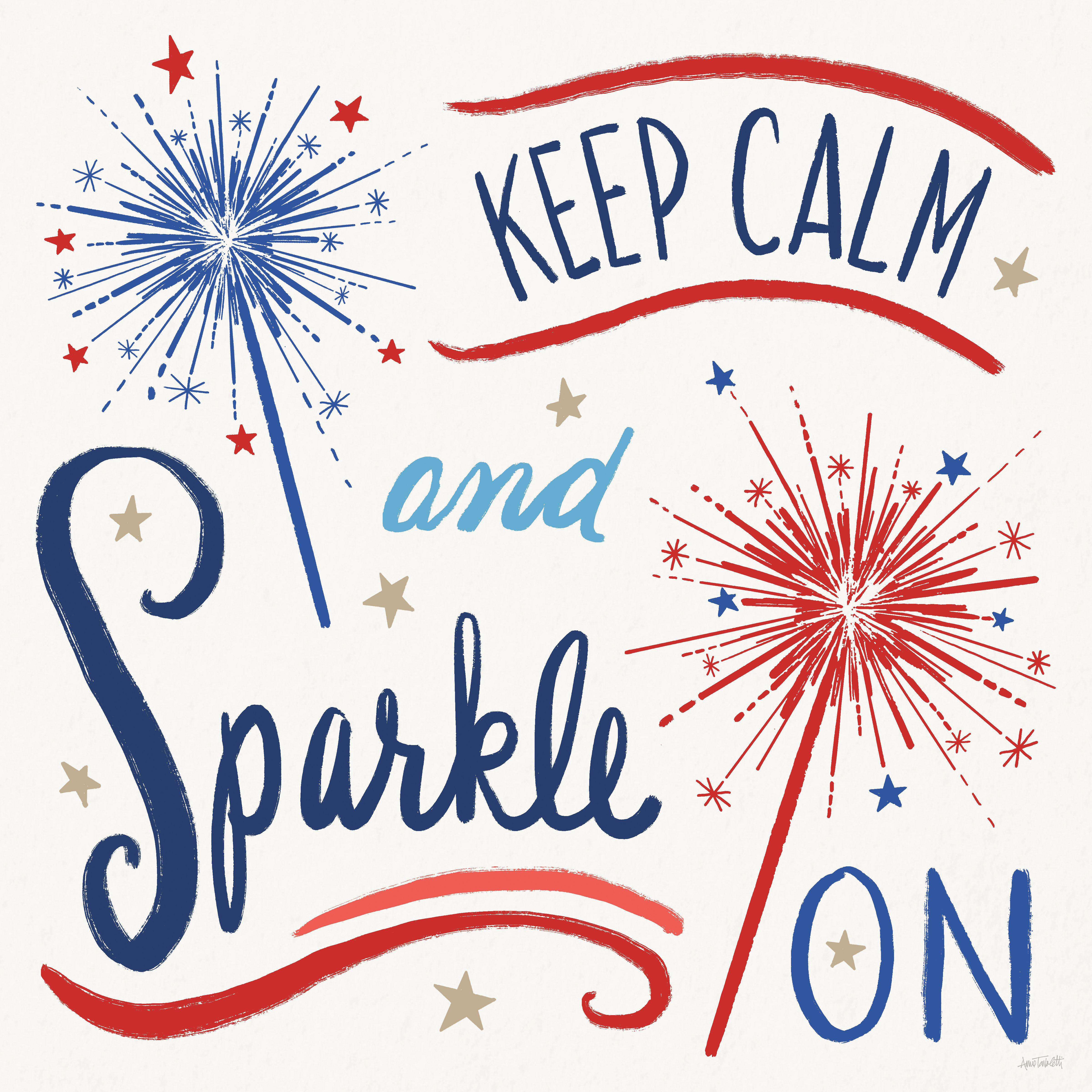 Trinx Lindke Star Spangled Sayings III On Canvas by Anne Tavoletti ...