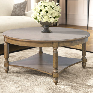 Round Wood Coffee Tables You'll Love | Wayfair