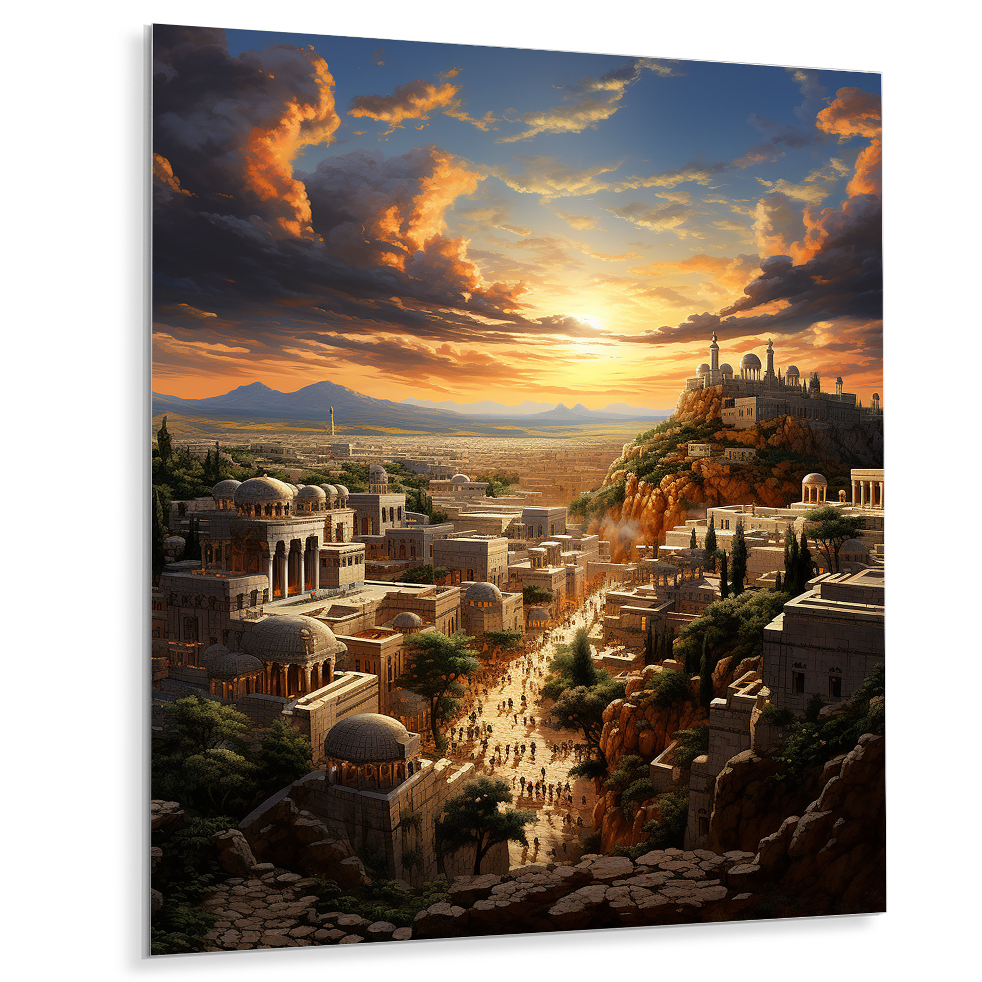 Winston Porter Judaism Jerusalem Cityscape II - Religion & Spirituality ...