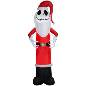 Gemmy Industries Giant Christmas Inflatable Jack Skellington in Santa ...