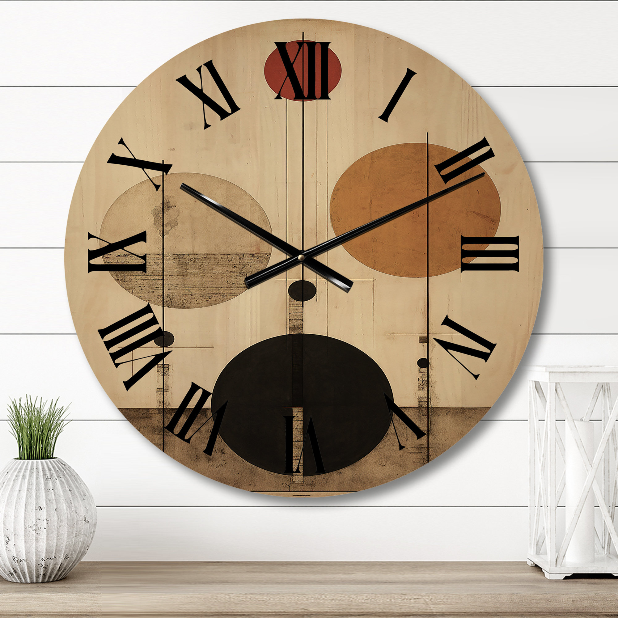 East Urban Home Dialogue with Geometric Abstraction Retro Art II ...