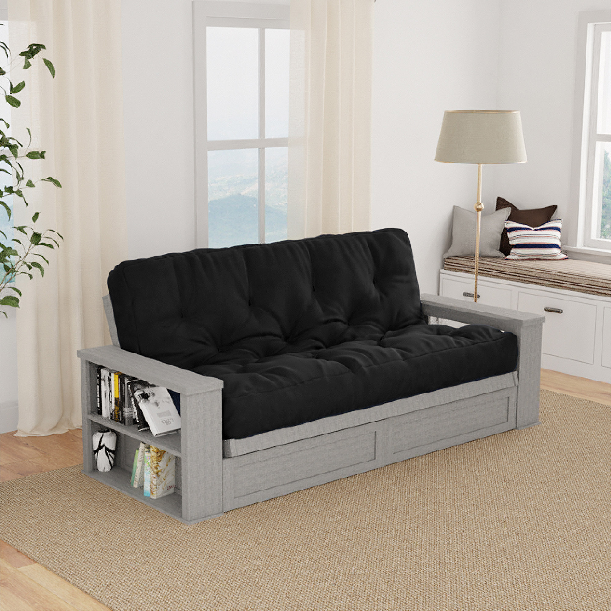 Alwyn Home Mcgrane Barkingside Cooling Gel Memory Foam Futon Mattress ...