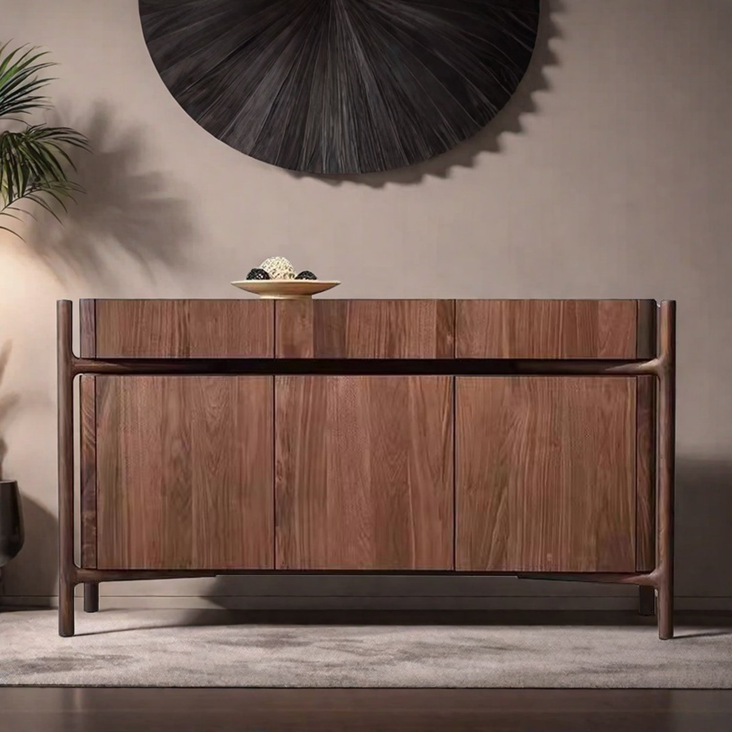 interanest Modern Minimalist Sideboard 3 Drawers and 3 Doors - Wayfair ...
