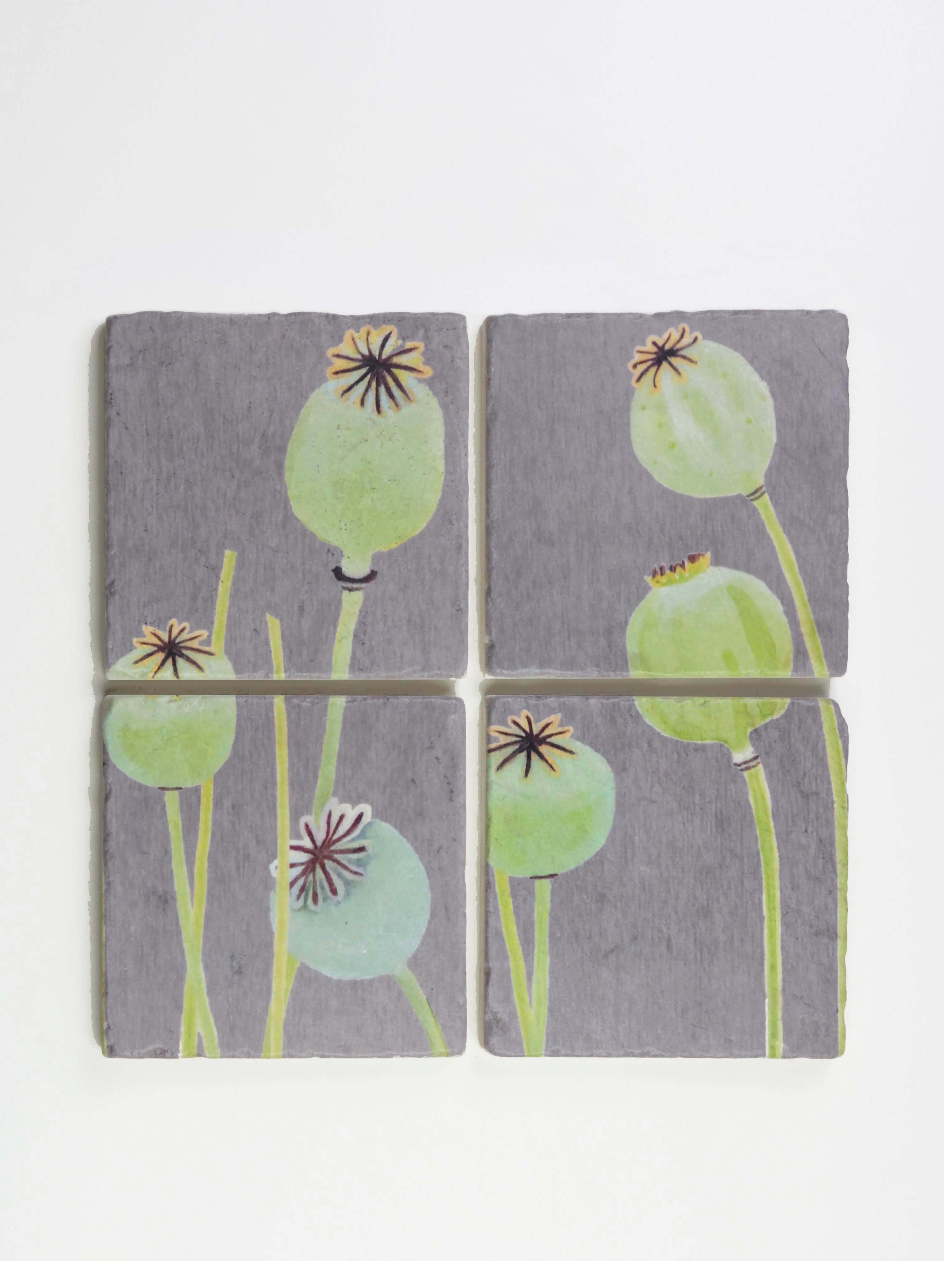 India & Purry Square 4 Piece Coaster Set | Wayfair