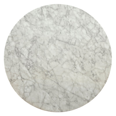 Laurel Foundry Modern Farmhouse Jorgenson Round Marble Dining Table ...