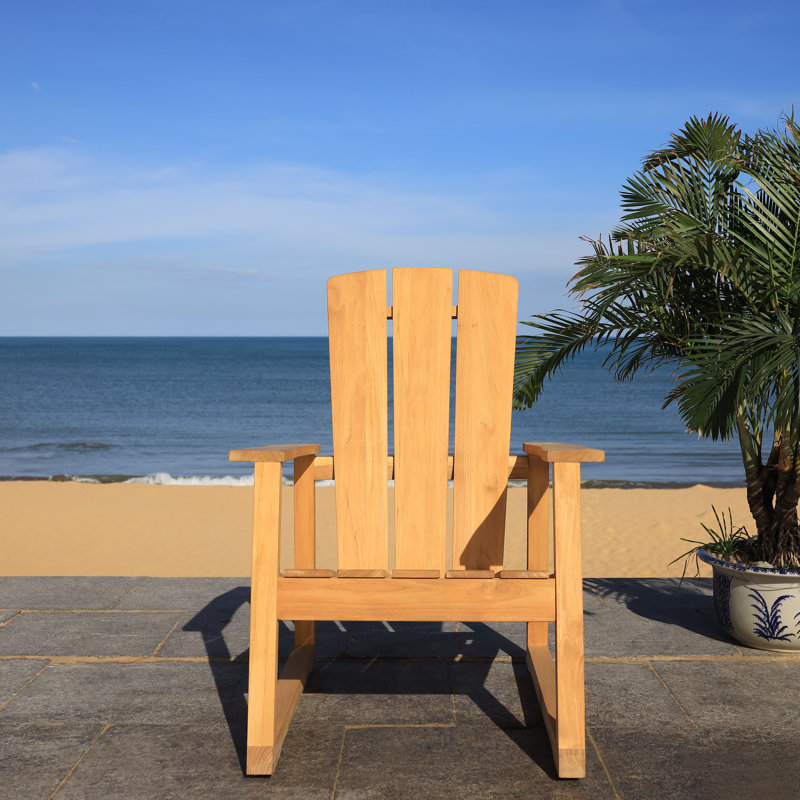 Bayou Breeze Ashlynn San Juan Solid Wood Adirondack Chair | Wayfair