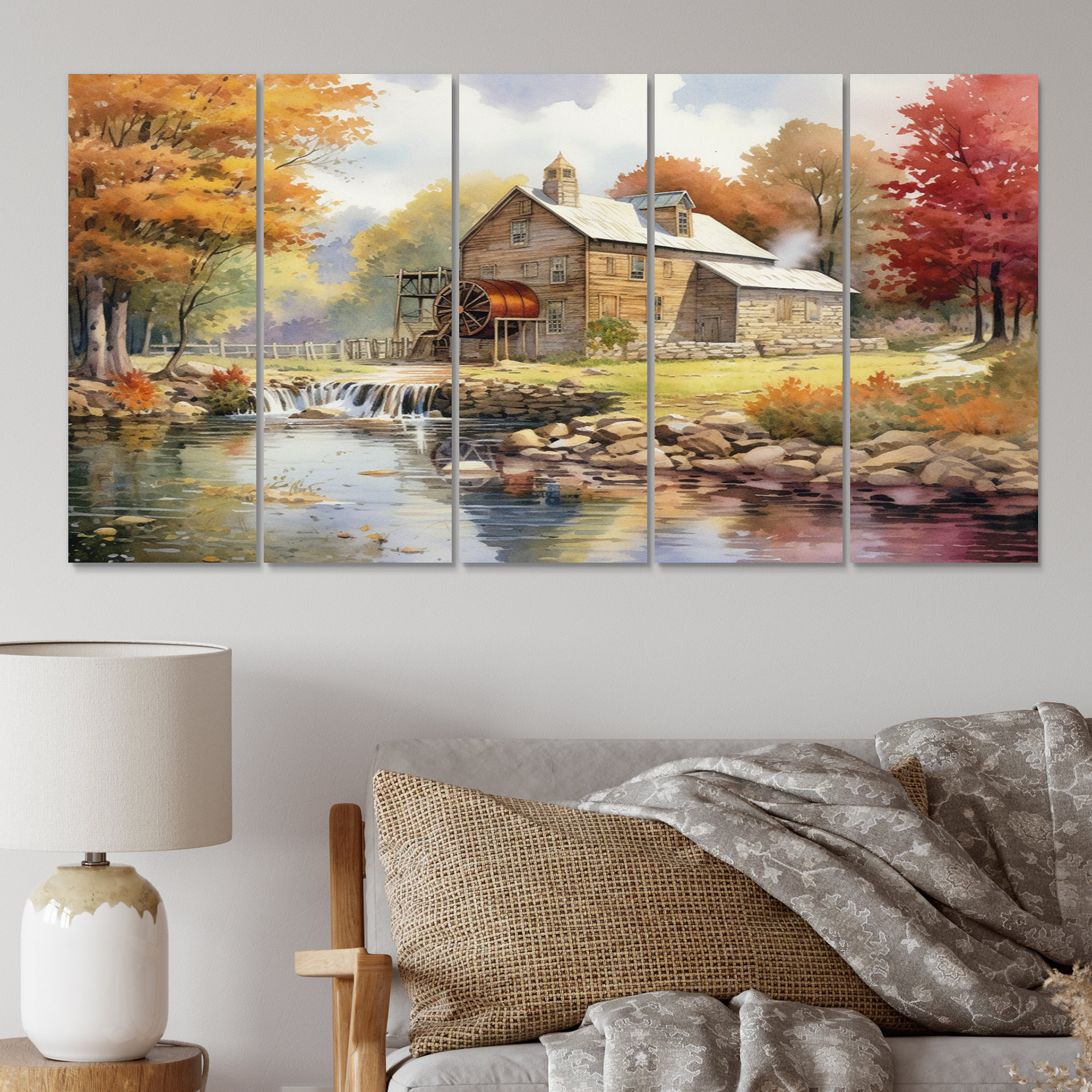 Design Art Ohio Countryside Charm - Ohio Metal Wall Decor Set | Wayfair