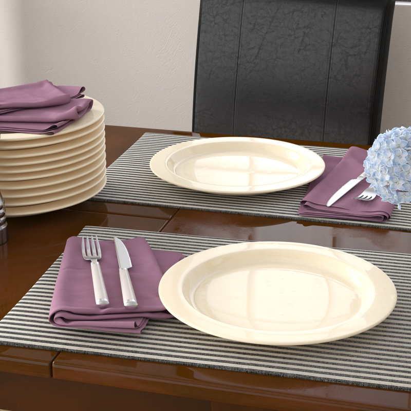 Winston Porter Donellan Melamine Round 10.25" Dinner Plate & Reviews ...