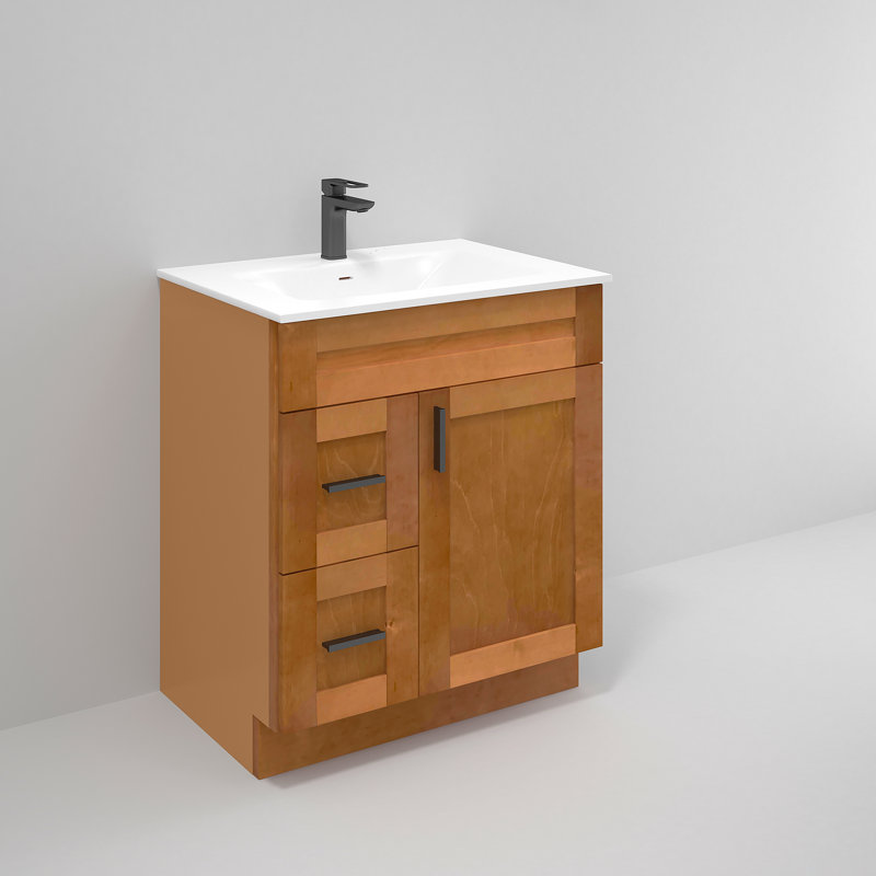 Vanity Atelier 30'' Bathroom Vanity Sink Base with Drawers Cabinet in ...
