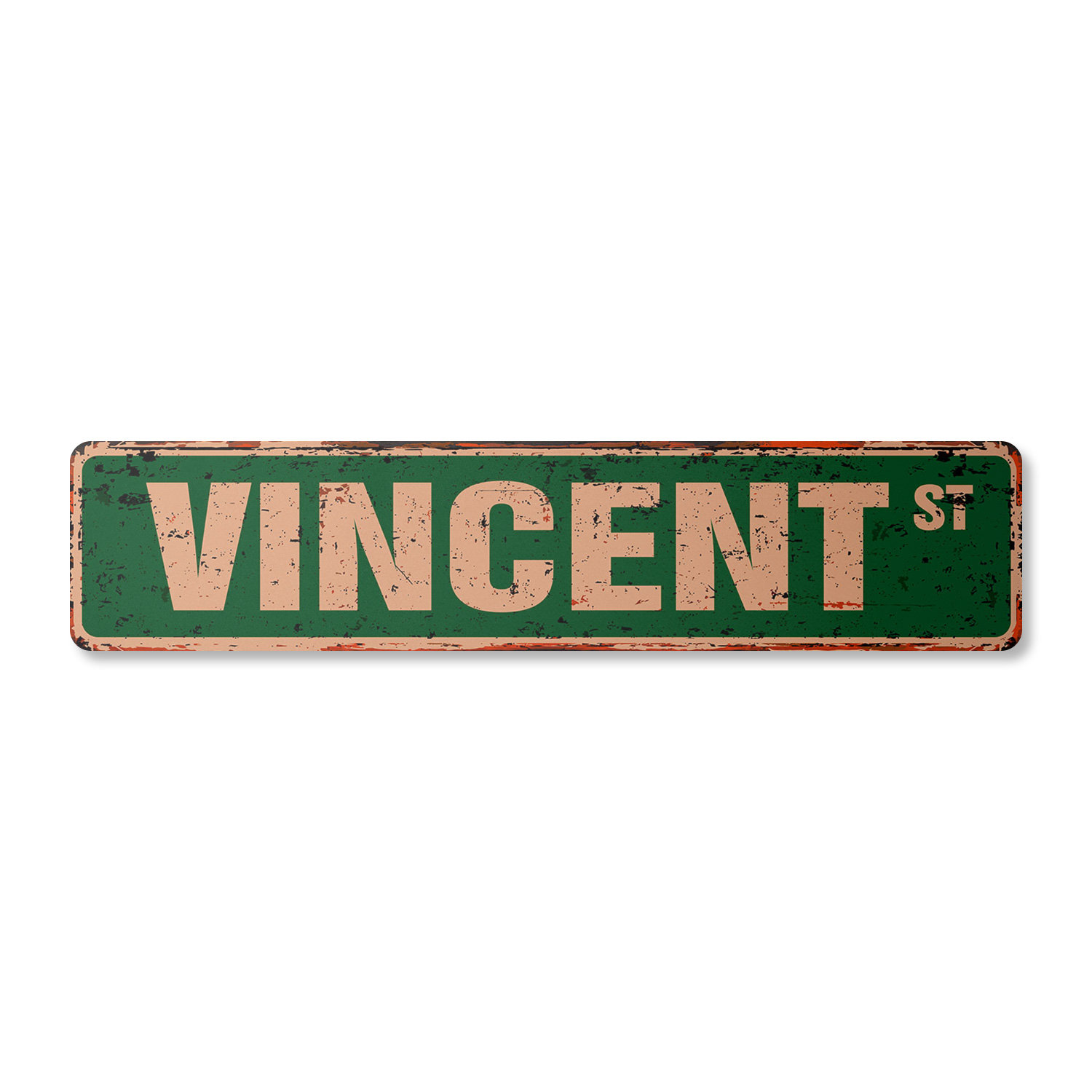 SignMission Vincent Street Sign Aluminum 6" X 24" - Wayfair Canada