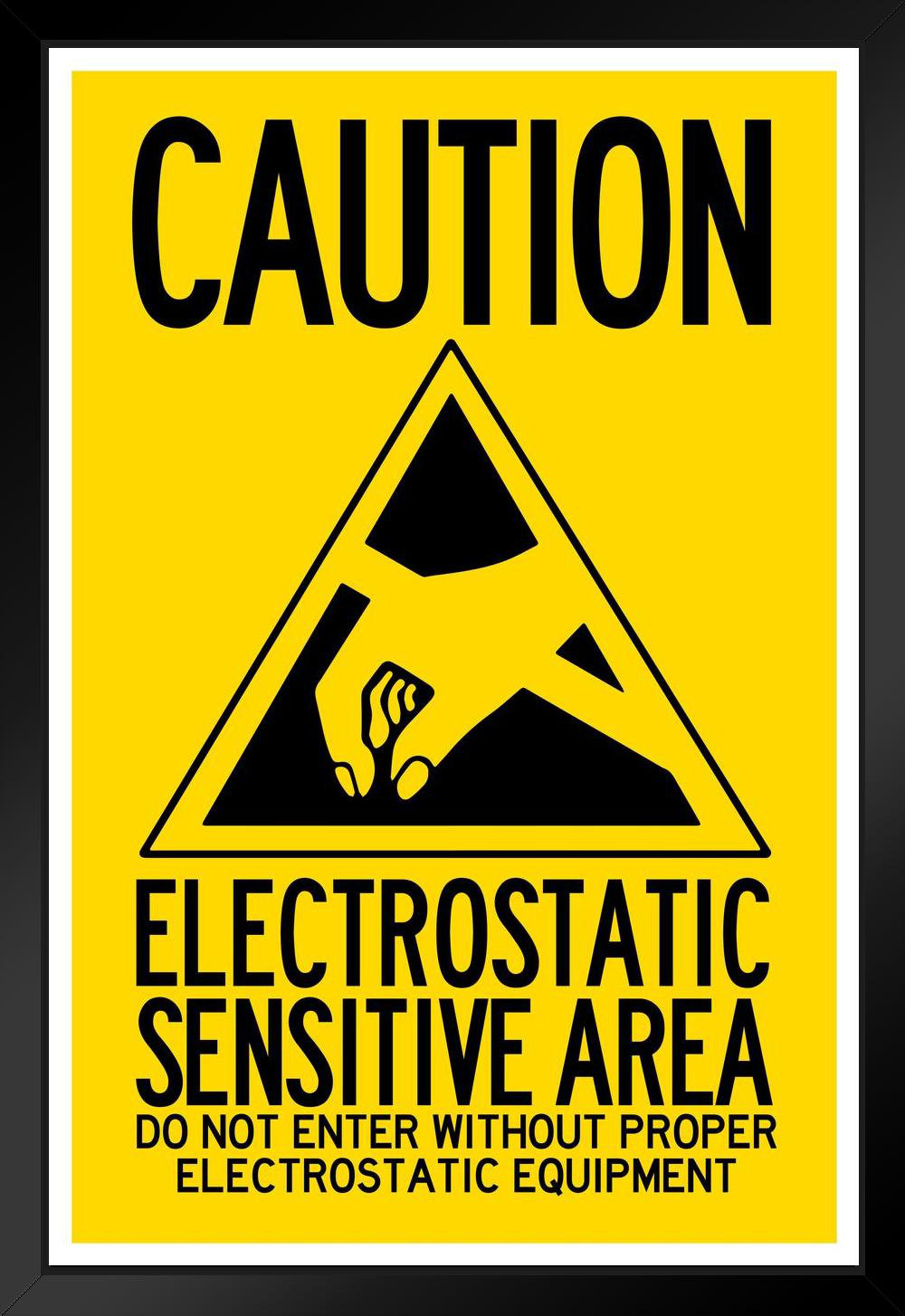 Trinx " Warning Sign Caution Do Not Enter Electrostatic Sensitive Area ...