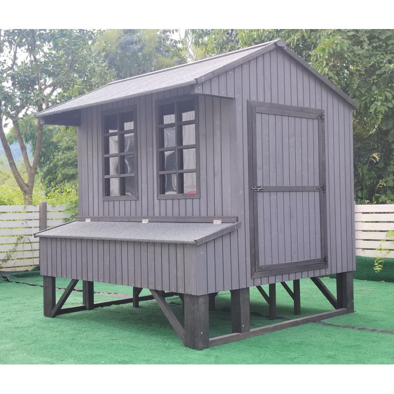 Rugged Ranch 24 Square Feet Chicken Coop with Nesting Box For Up To 10 ...