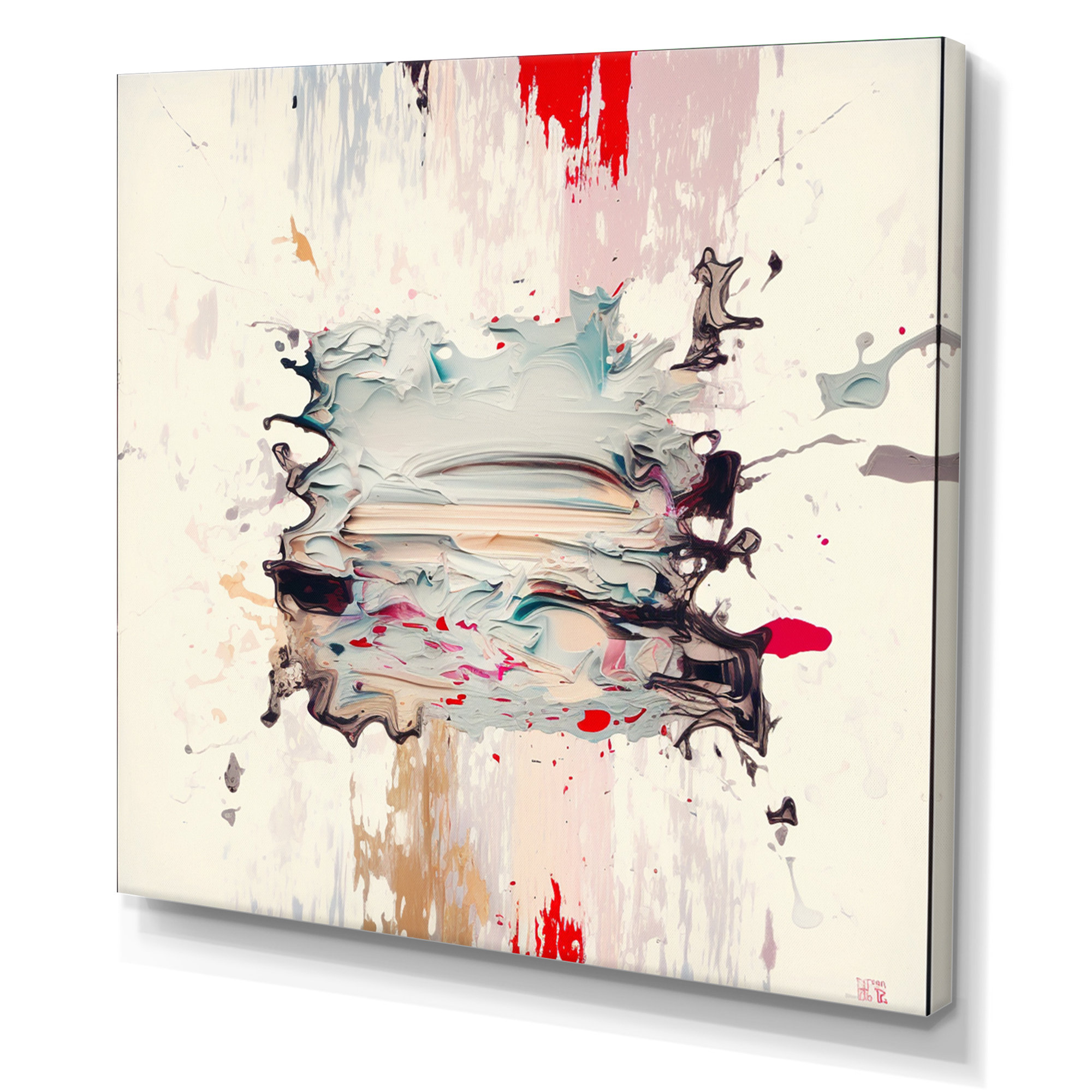 Wrought Studio™ Dancing Alone Minimal Abstract Painting I - Abstract ...