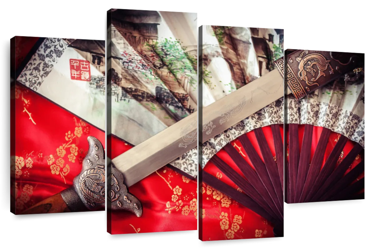 Bungalow Rose Kerner Traditional Chinese Sword | Wayfair