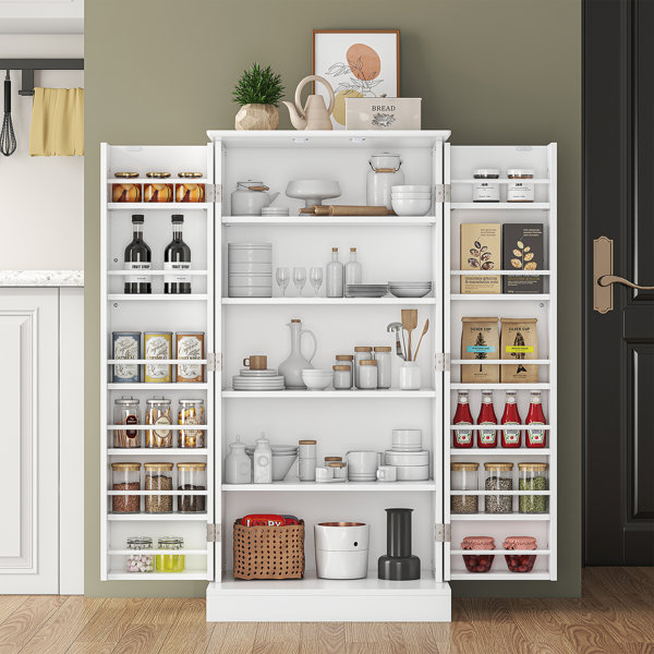 Red Barrel Studio® Malarie 47" Kitchen Pantry & Reviews | Wayfair