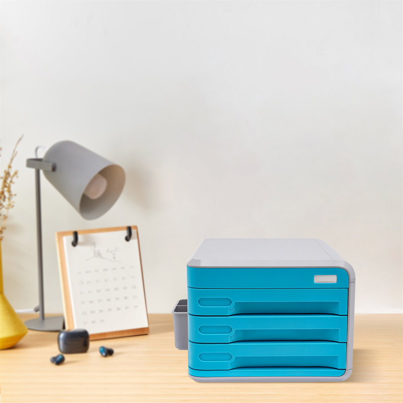 Inbox Zero Desktop Lockable Storage Box | Wayfair