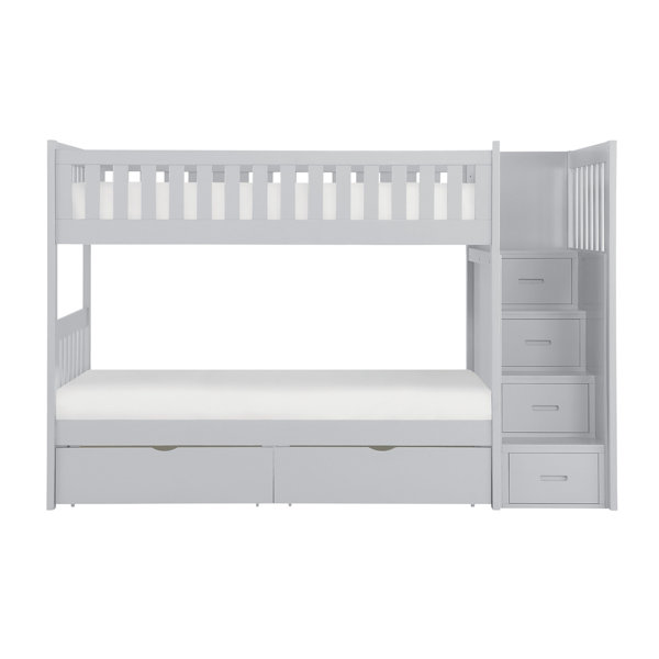 Harriet Bee Johann Twin over Twin 6 Drawer Standard Bunk Bed by Harriet ...
