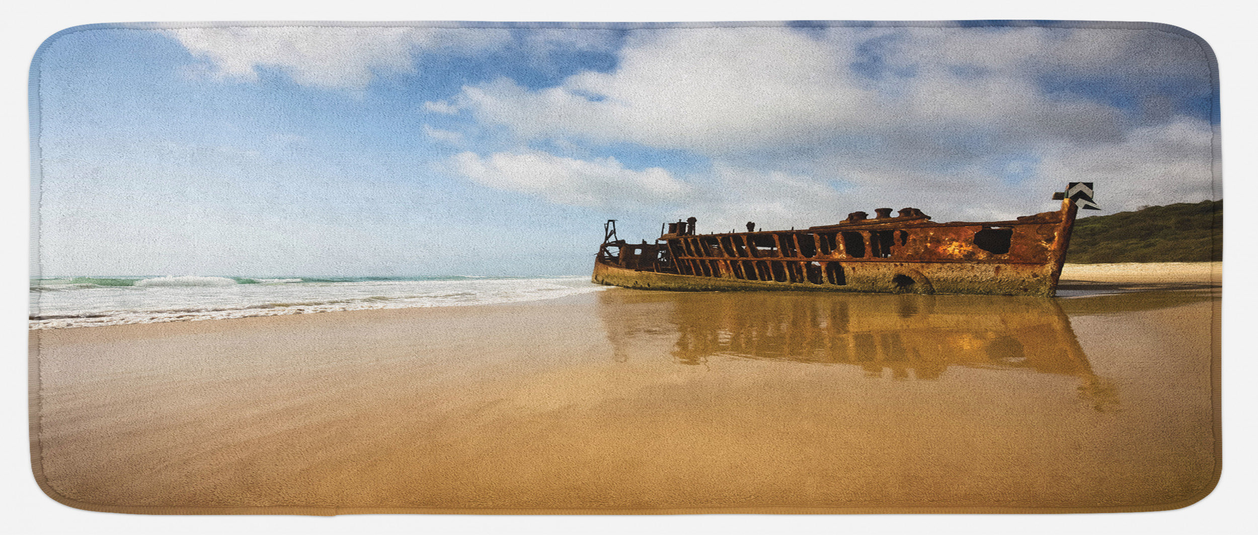 East Urban Home Shipwreck Kitchen Mat | Wayfair