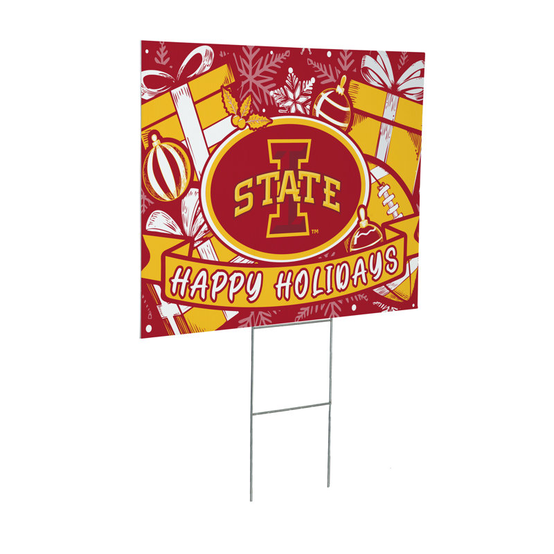 Ophelia & Co. Iowa State University Yard Sign, Holiday | Wayfair