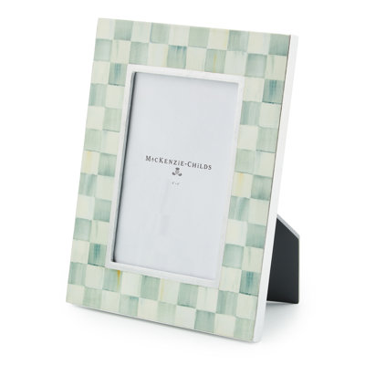 MacKenzie-Childs Sterling Check® Frame | Wayfair