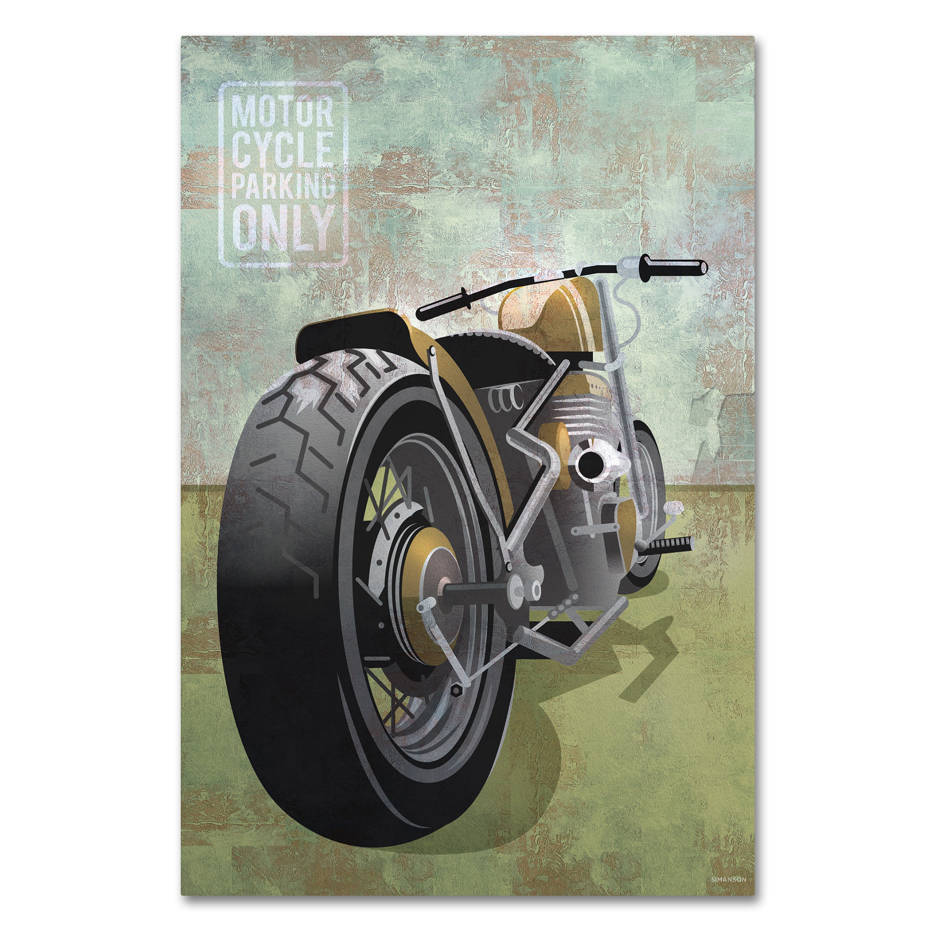 Williston Forge Moto by Greg Simanson - Graphic Art Print on Canvas ...