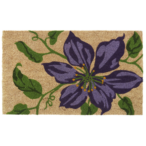 HFLT Floral Outdoor Doormat | Wayfair