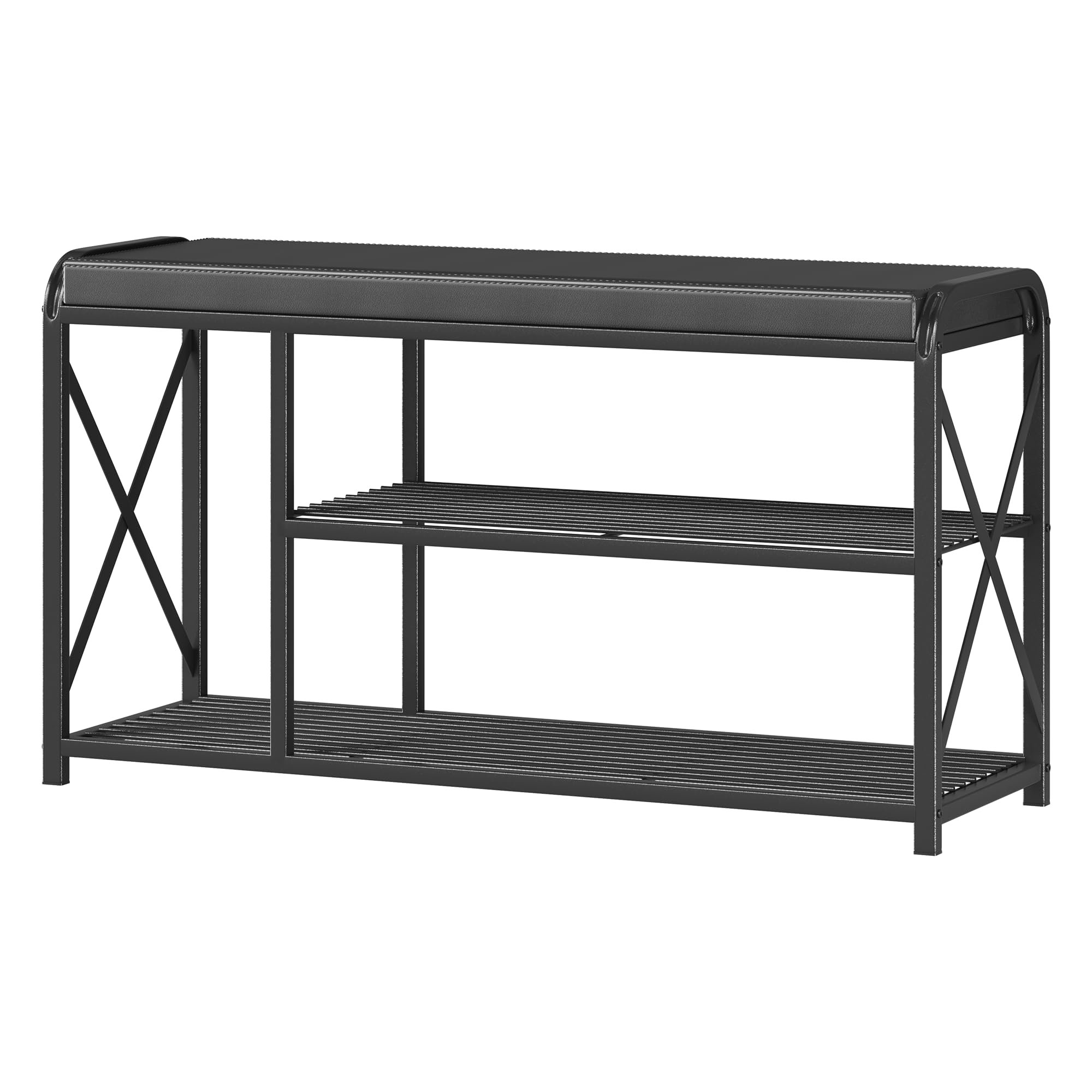17 Stories Beonca Faux Leather Upholstered Storage Bench | Wayfair