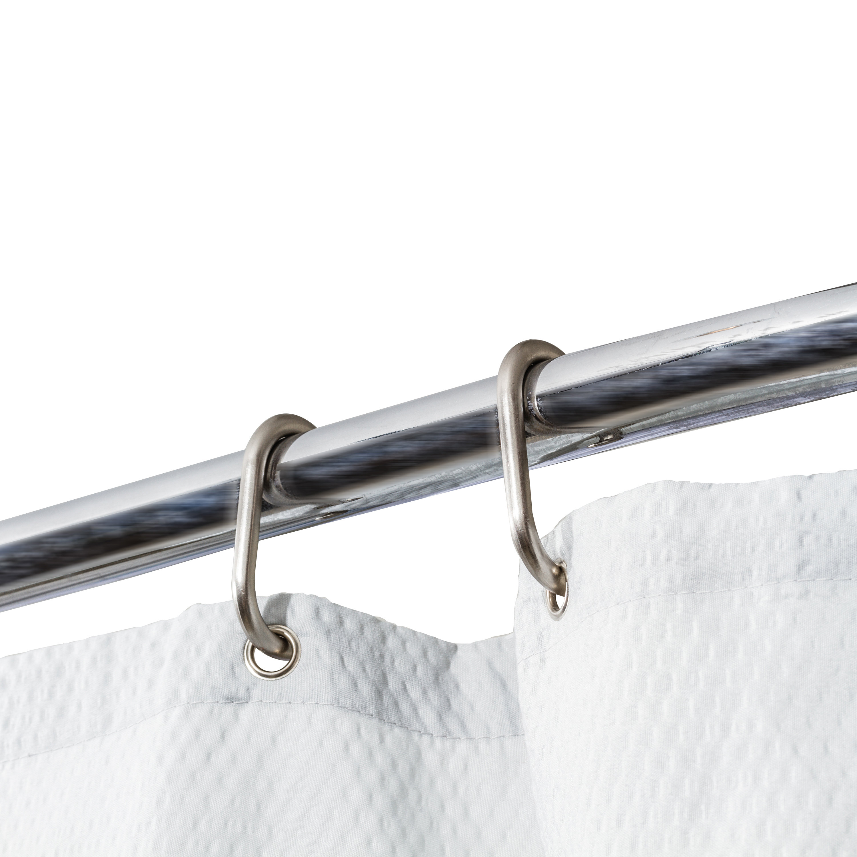 Splash Home Premium C Shaped Shower Curtain Hooks & Reviews - Wayfair ...