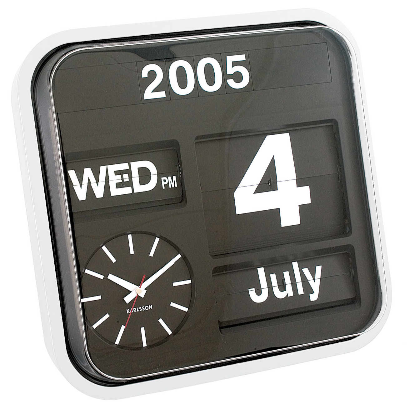 Karlsson Big Flip Silent Wall Clock & Reviews | Wayfair.co.uk