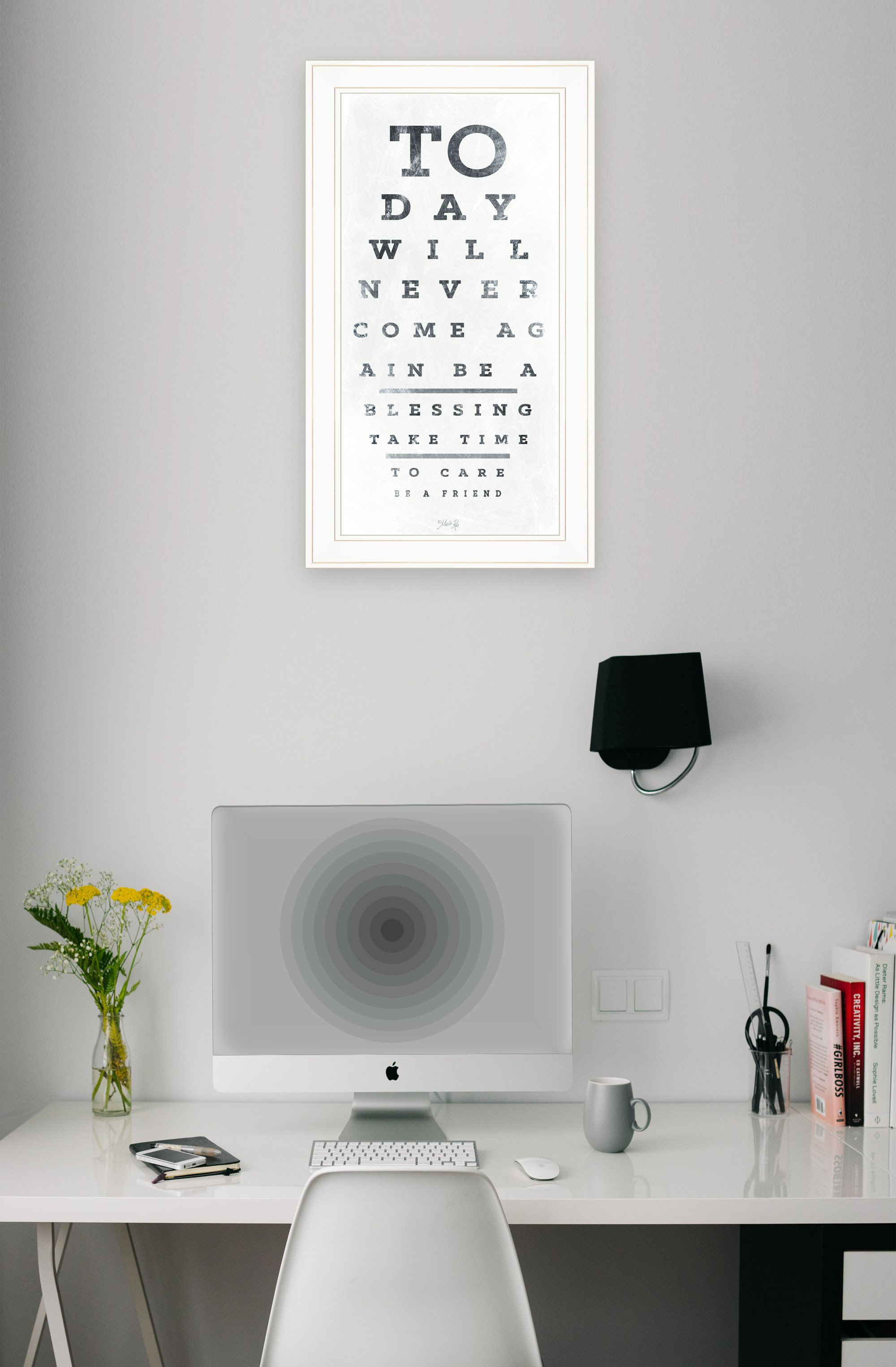 Latitude Run® Eye Chart I 1 Framed Print Wall Art | Wayfair