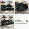 Ebern Designs 77.5'' W Modular L-Shaped Sofa With Storage Chaise And ...
