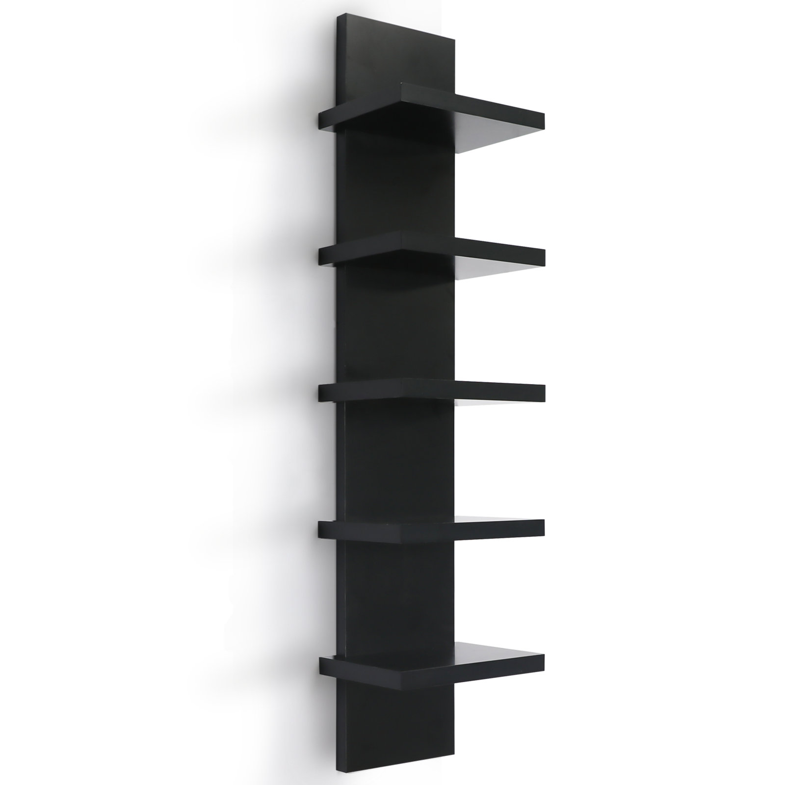 Ebern Designs Pelicieux 5-Tier Small Floating Wall Shelf & Reviews ...