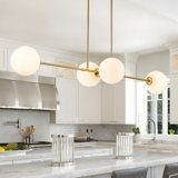 Gold Kitchen Island Lighting You'll Love | Wayfair
