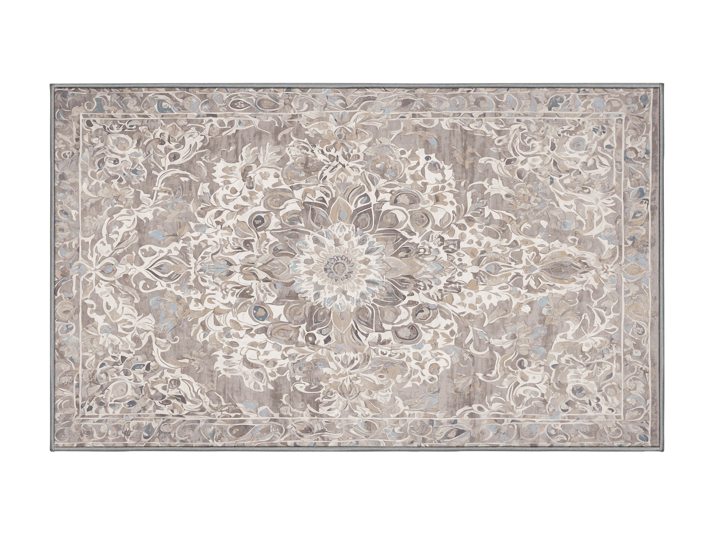 Birch Lane™ Machine Washable Gray Area Rug | Wayfair