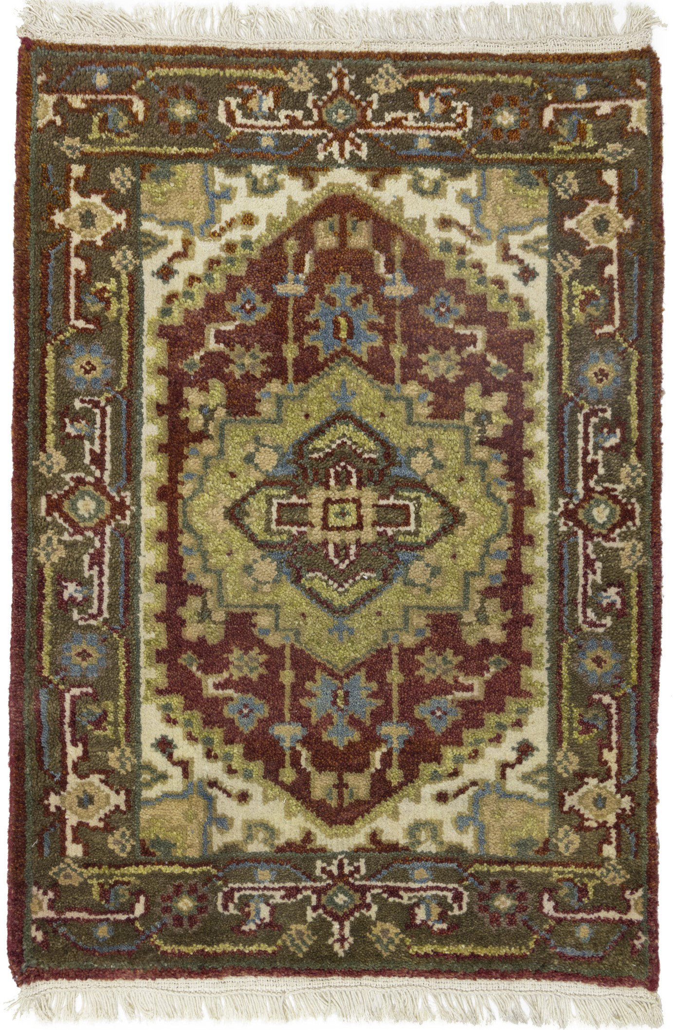 Charlton Home® Fairview Oriental Handmade Hand-Knotted Rectangle 2'1" x ...