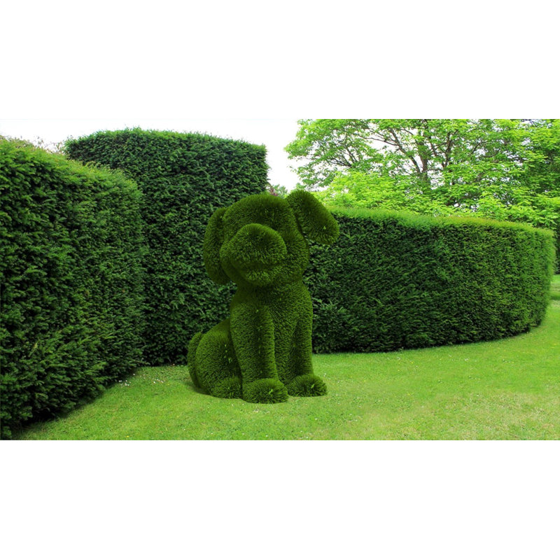 Decor Factory Studio Outdoor Animal Cartoon Dog Topiary Green Figures ...