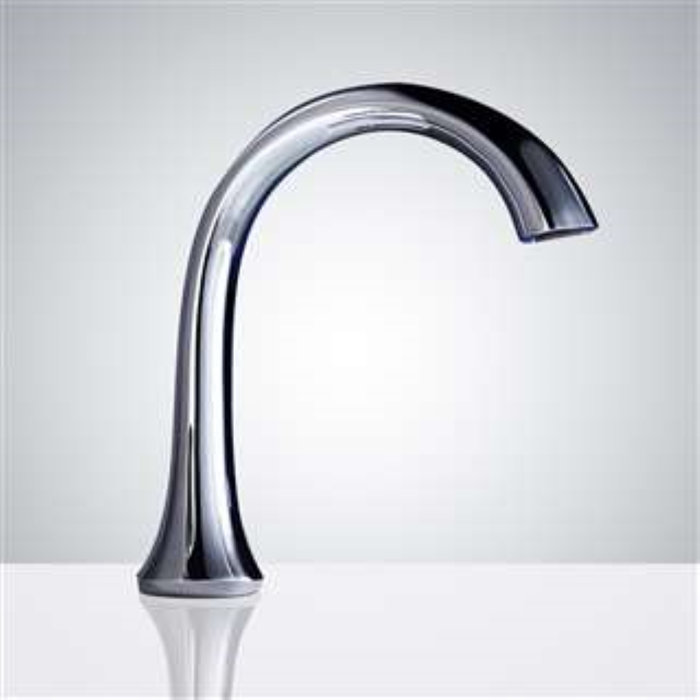 BathSelect Chrome Touchless Motion Sensor Faucet – Commercial Automatic ...