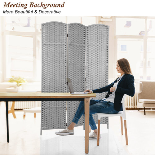 Union Rustic Elmina 6 Ft Folding Room Divider Privacy Screen Home Decor ...