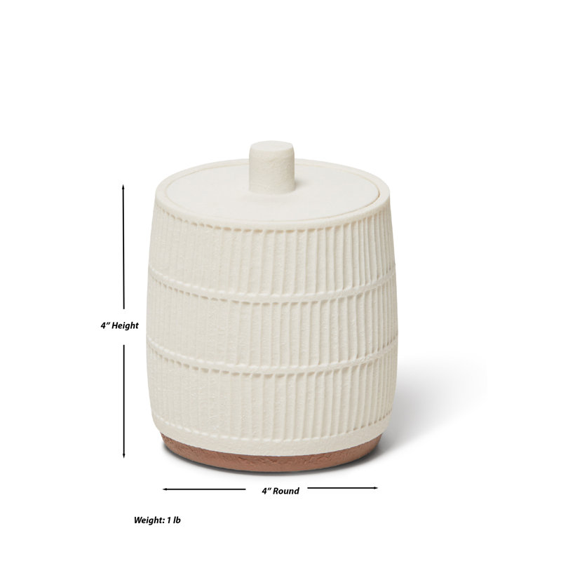 Roselli Trading Company Collection Bathroom Storage Canister/Container ...