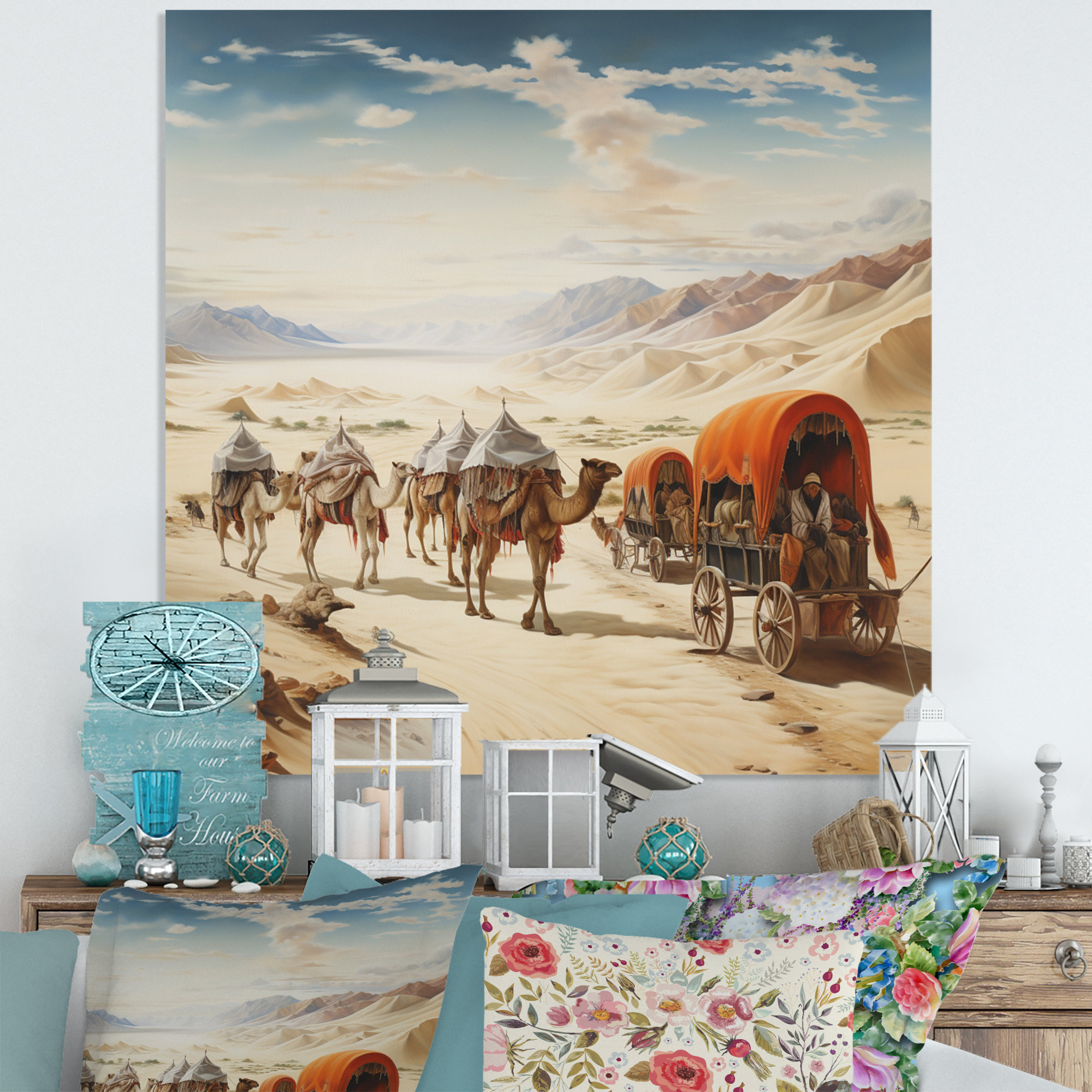 Union Rustic Asian Art Silk Road IV - Asian Metal Wall Decor - Wayfair ...