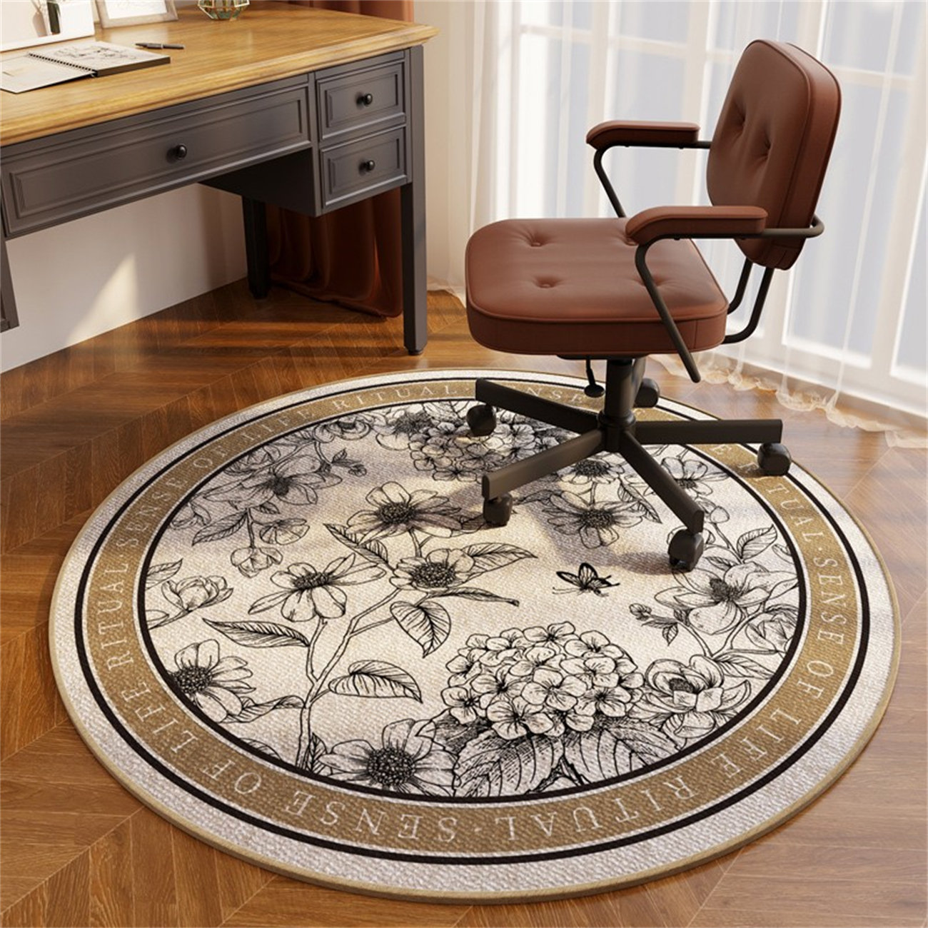 Lark Manor™ Luxury Round Plush Rug - Premium Fluffy Carpet For Sofa ...