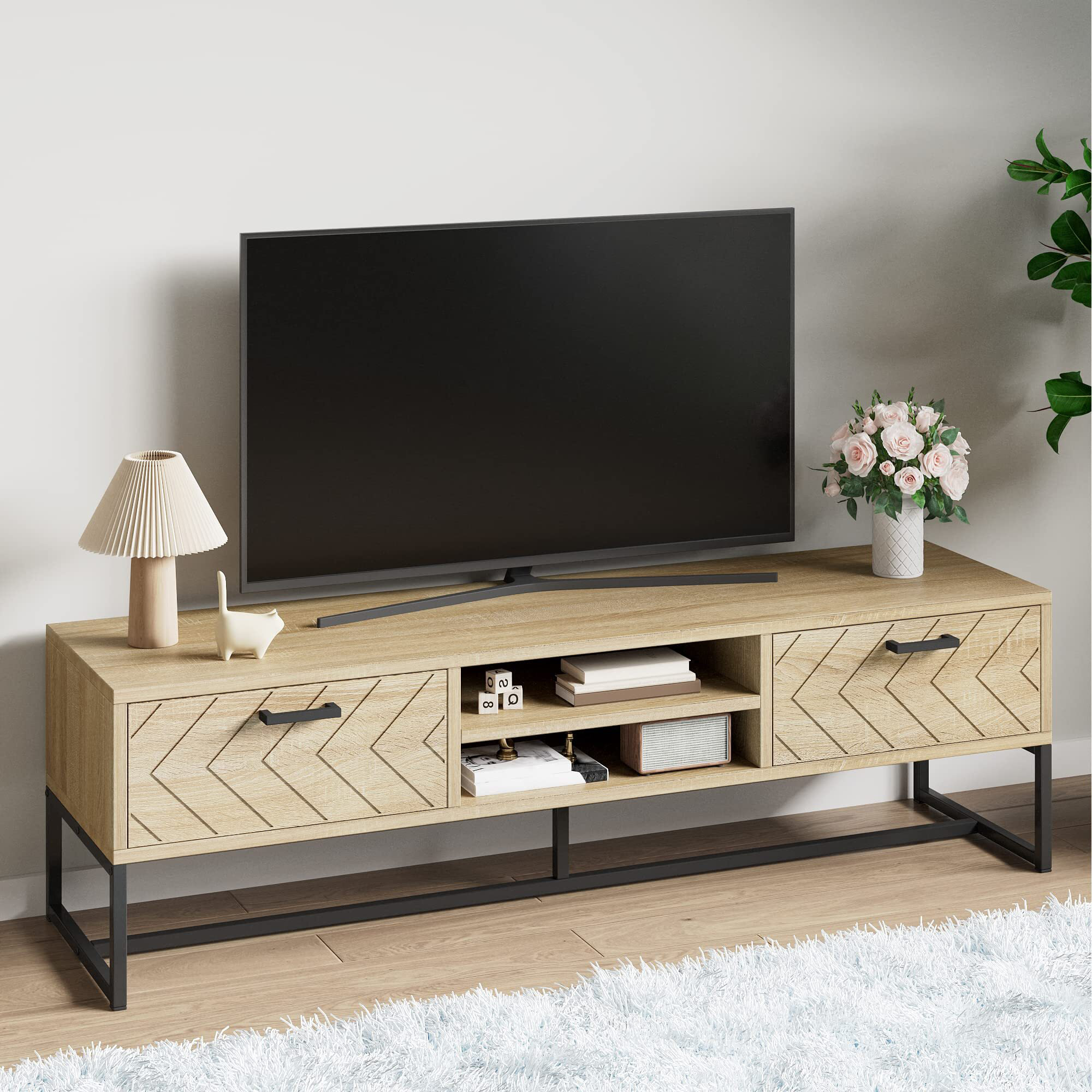 17 Stories Tamiko 59.1'' W Storage Credenza & Reviews - Wayfair Canada
